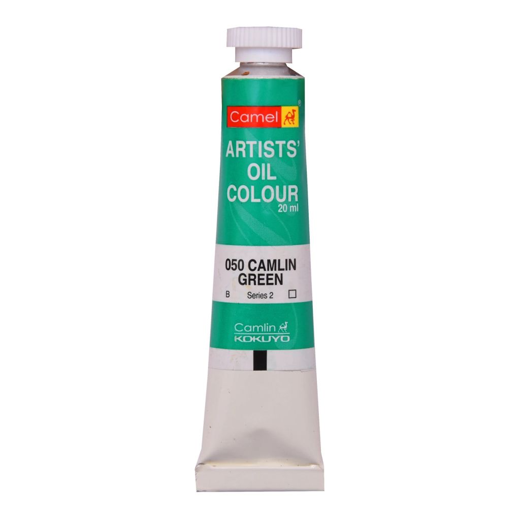 Camel Artists' Oil Colour - Camlin Green - 20 ML | Art Lounge