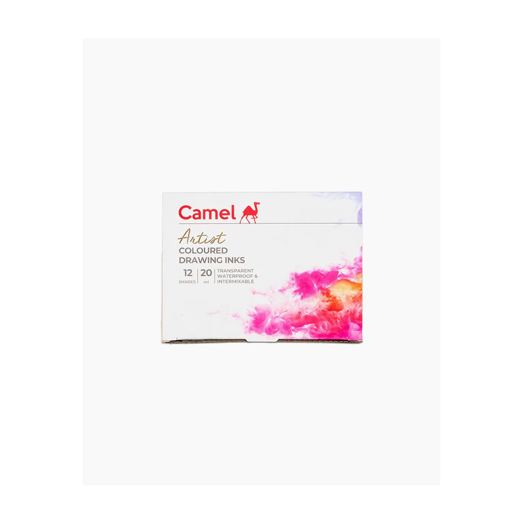 Camel Coloured Drawing Inks - Assorted 12 x 20 ml | Art Lounge