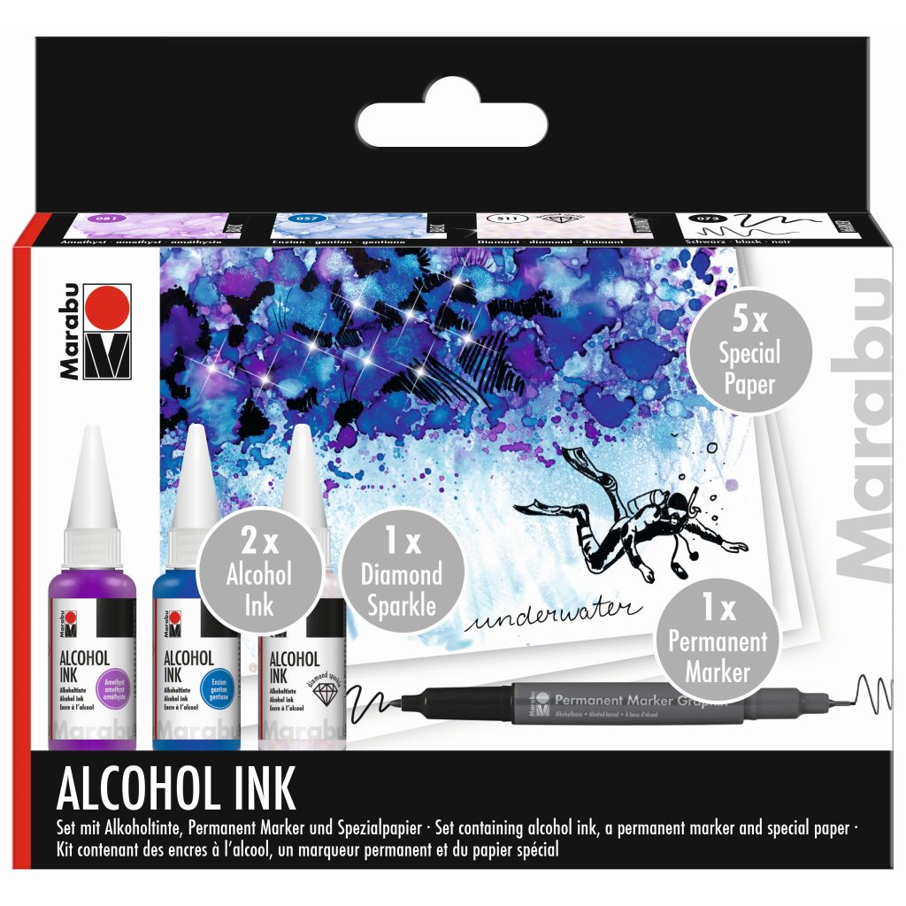 Marabu Alcohol Ink Sets | Art Lounge