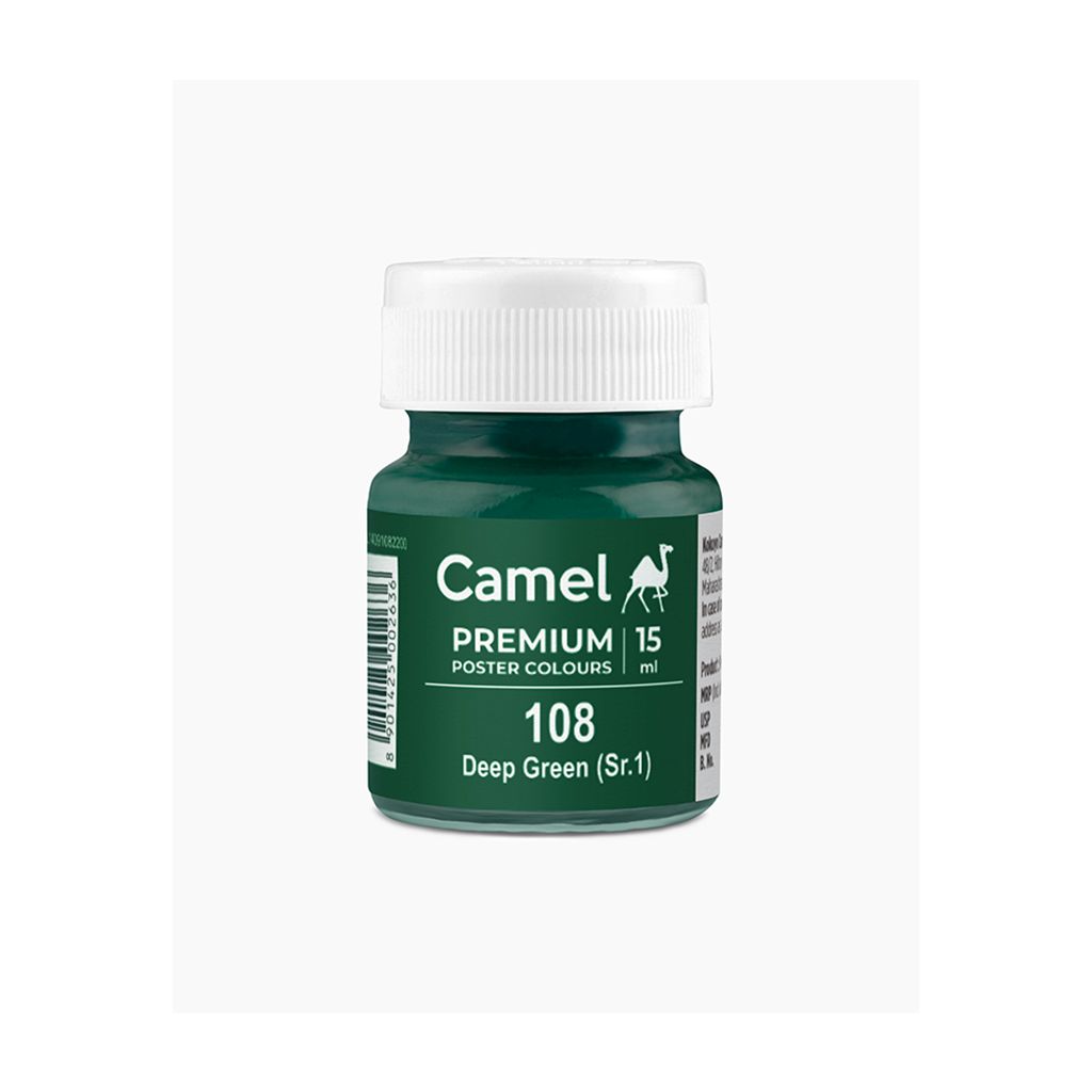 Camel Premium Poster Colours 15 ML - Deep Green