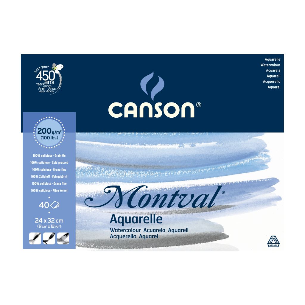 Canson Montval 200 GSM Fine Grain Pad | Art Lounge