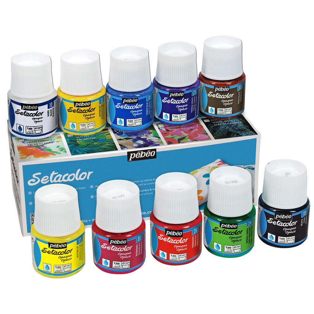 Pebeo Setacolor Fabric Paint - SETS AND CASES | Art Lounge