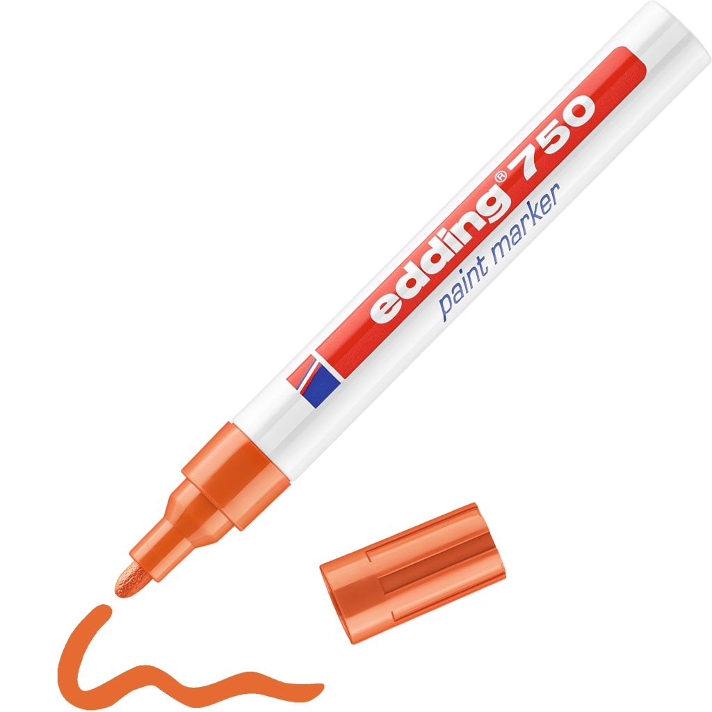 Edding 750 Gloss Paint Marker - Orange | Art Lounge