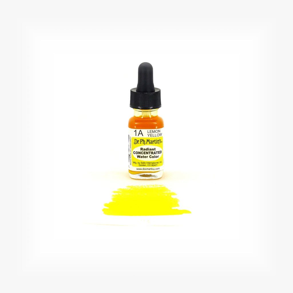 Radiant CONCENTRATED Water Color Paint 15 ml - Lemon Yellow | Art Lounge
