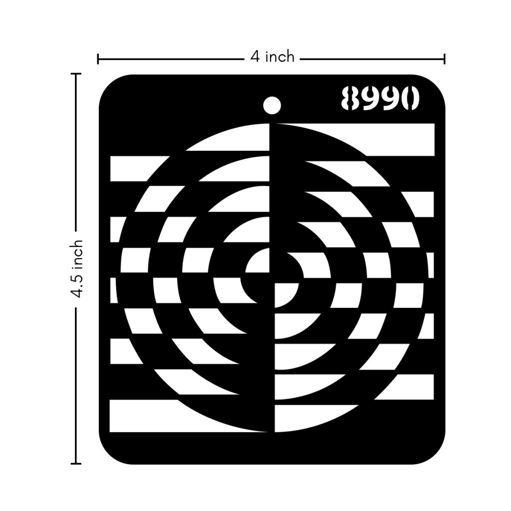 iCraft Mini Stencils - 4 x 4" - 8990| Art Lounge