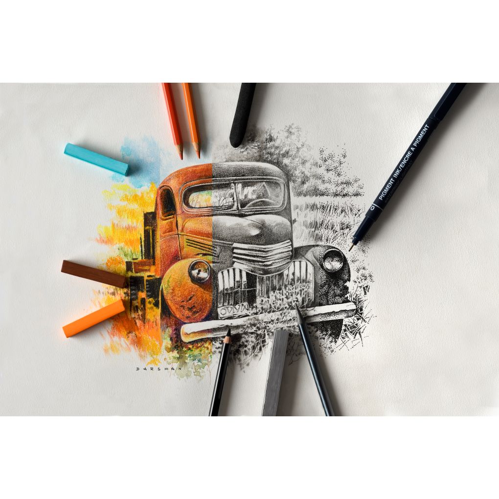 Art Essentials Drawing Artist Natural White CP 180 GSM Paper | Art Lounge