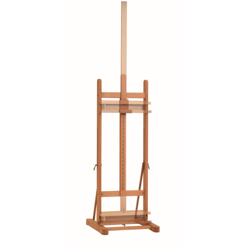 MABEF Beech Wood Basic Studio Easel H Frame with Tray | Art Lounge