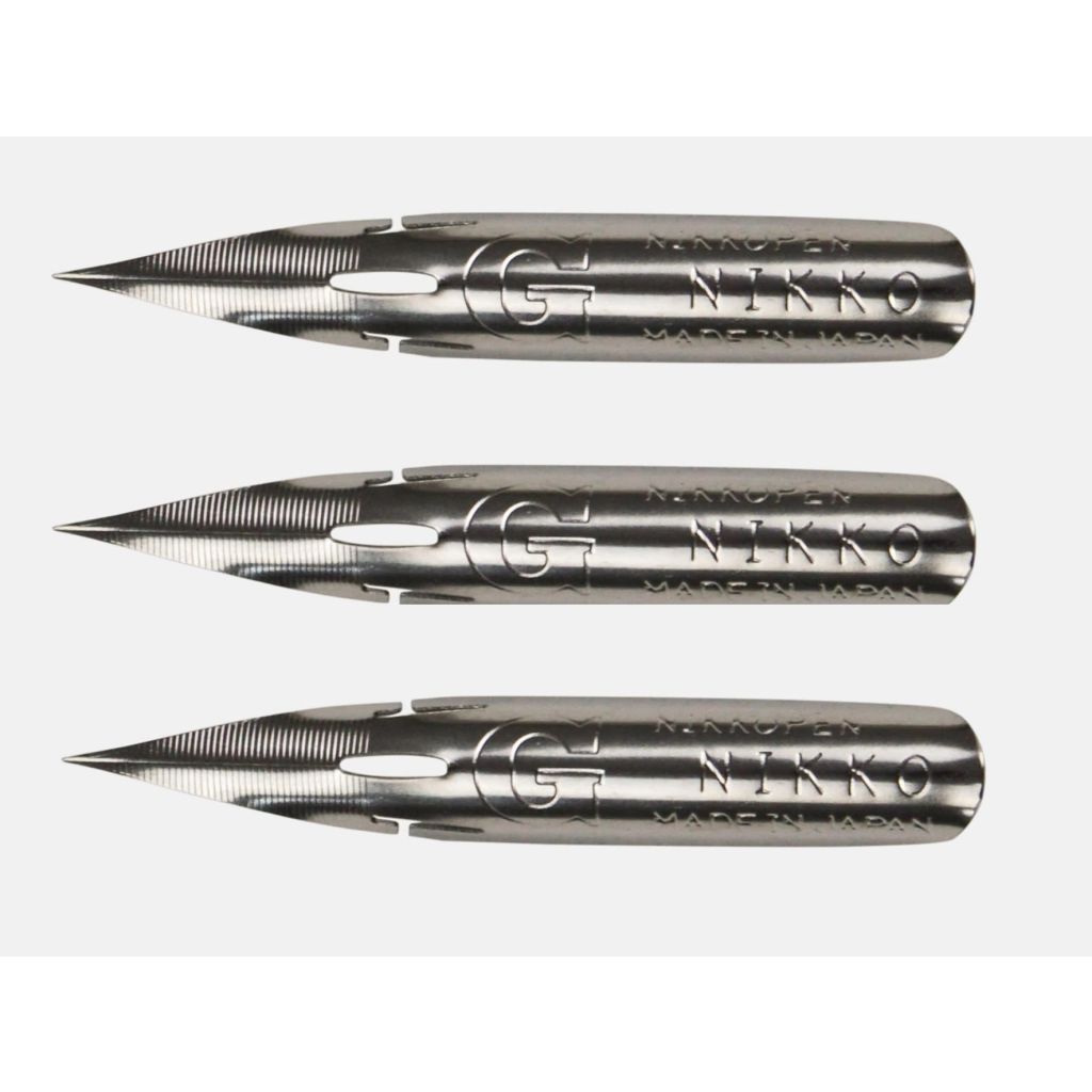 Nikko - Comic Pen Nib - G-Type - Pack of 3 | Art Lounge