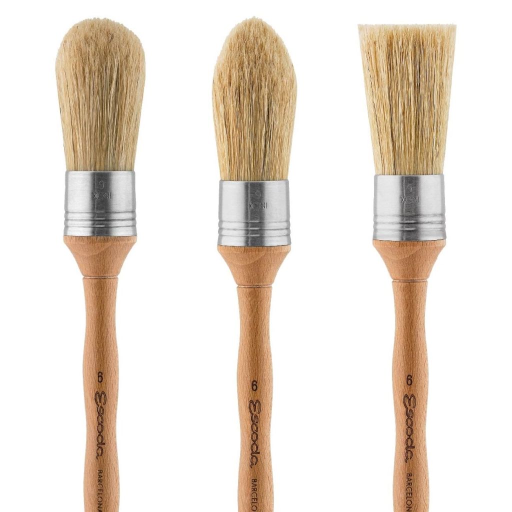 Escoda Natural Chungking Hog Bristle Brush | Art Lounge
