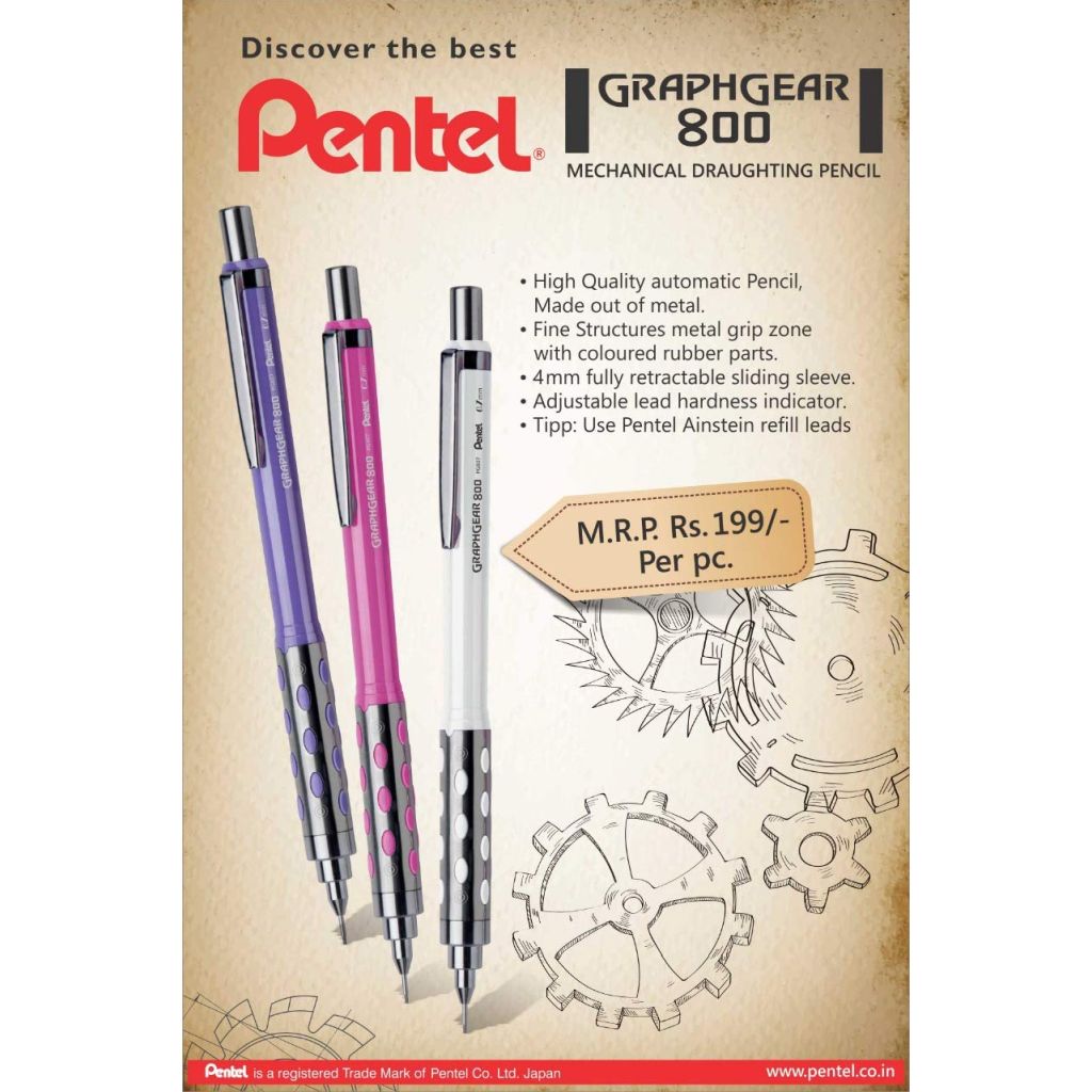 Pentel Graph Gear 800 Mechanical Pencil | Art Lounge