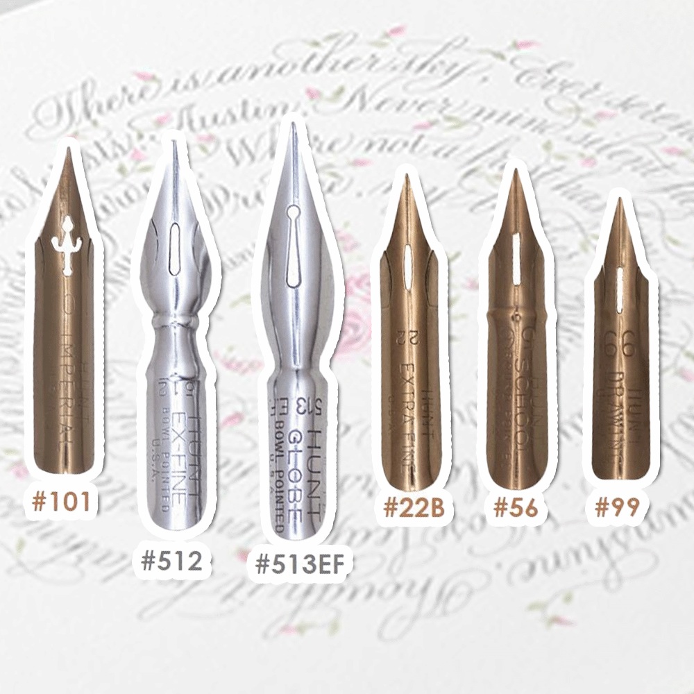 Speedball Hunt Standard Pointed Dip Pen Nibs | Art Lounge