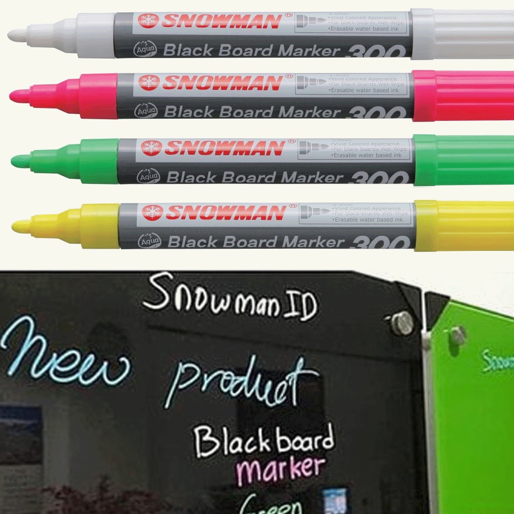 Snowman BB-300 Blackboard Marker 2-5mm - Round Tip | Art Lounge