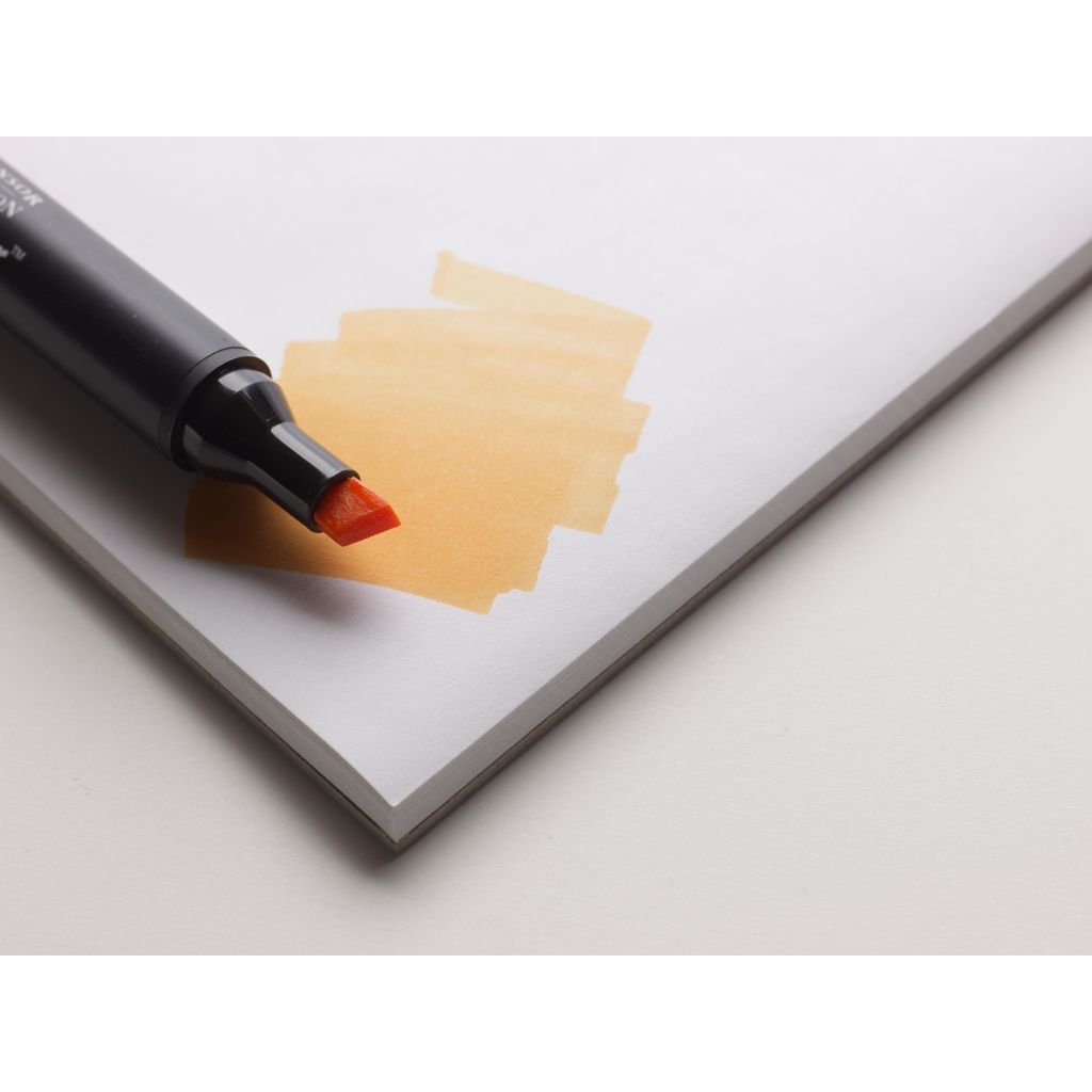 W&N Bleedproof Marker Paper - 75 GSM - Natural White Short Side Glued Pads