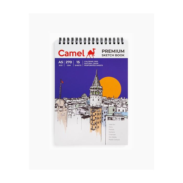 Camel Premium Sketch Book - 270 GSM Paper | Art Lounge