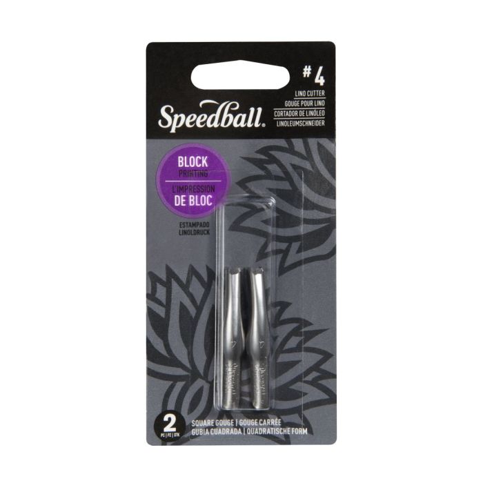 Speedball #4 Lino Cutter - Square Gouge - Pack of 2 | Art Lounge
