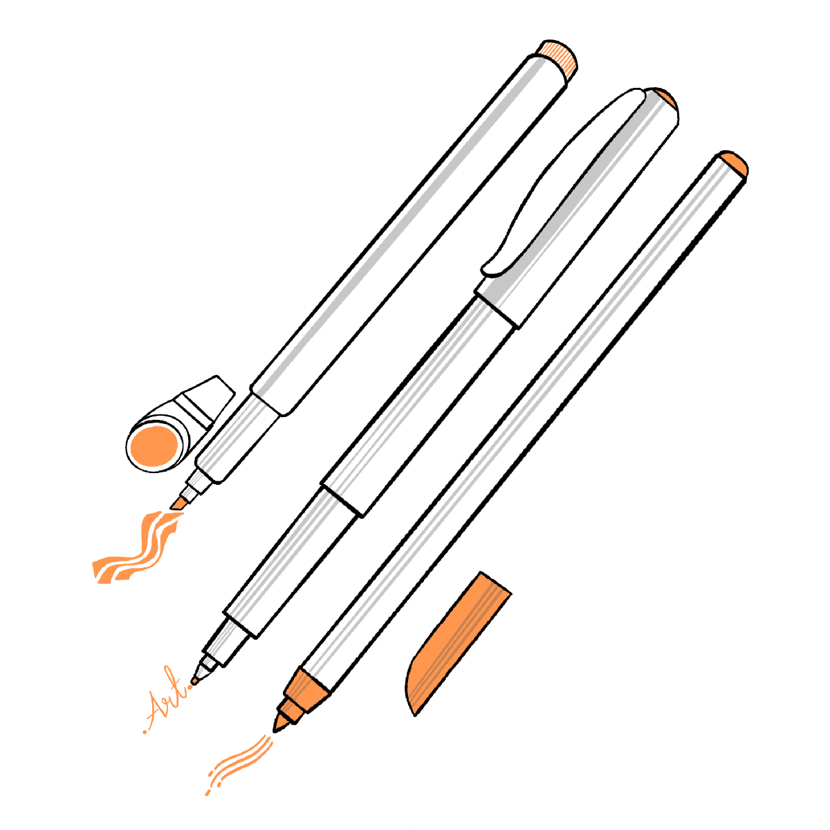 Calligraphy and Markers